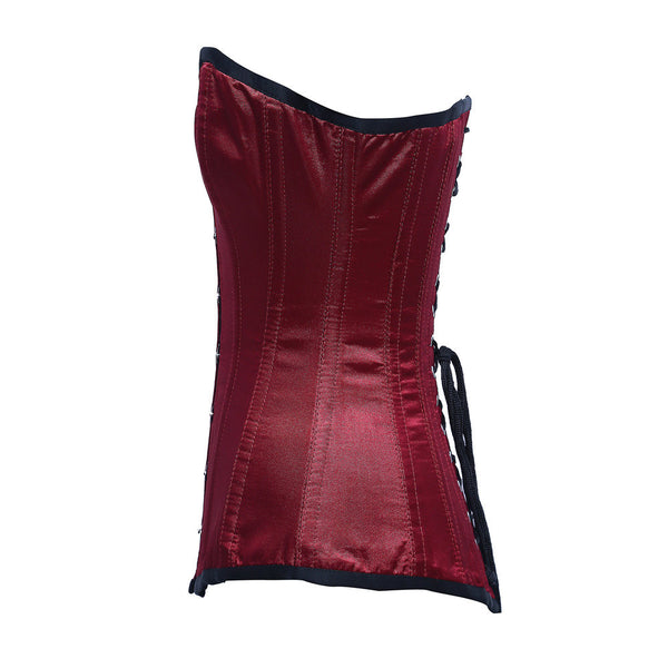 EB-9051 MAROON SATIN | Corsets Queen US-CA