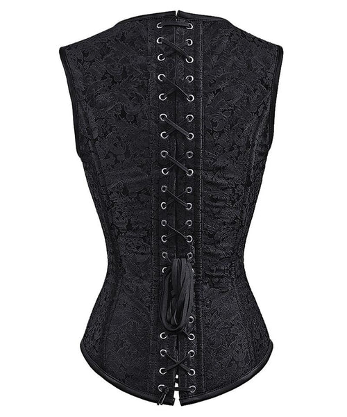 Nyomi Gothic Corset with Shoulder Straps | Corsets Queen US-CA
